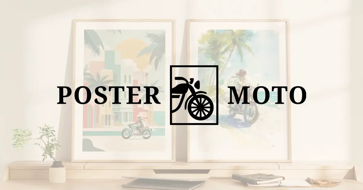 Affiches moto premium | Posters vintage & modernes | Poster Moto